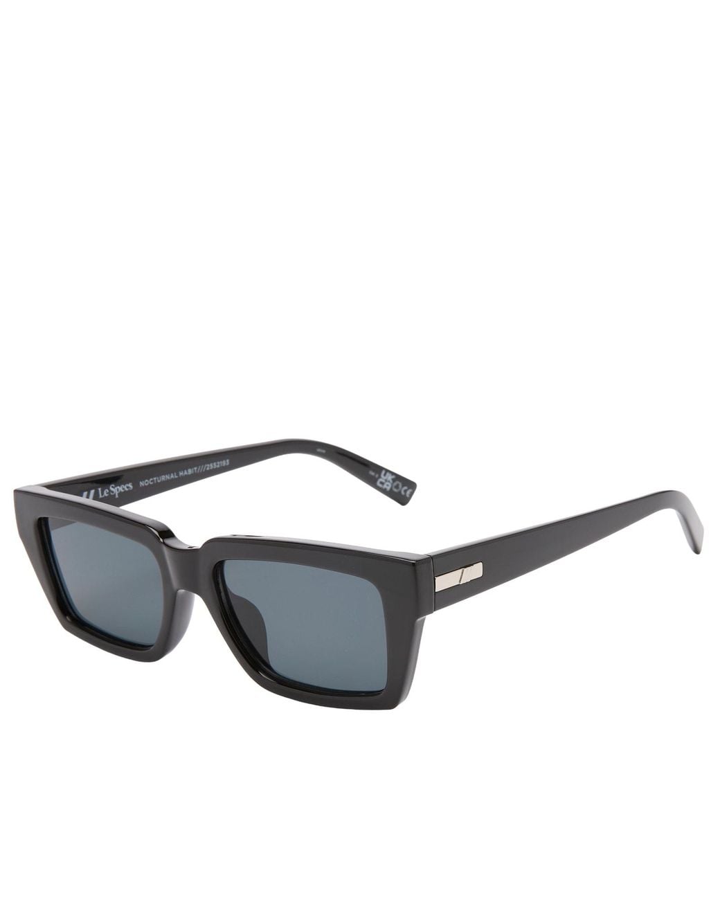 Le Specs Nocturnal Habit Sunglasses in Gray | Lyst