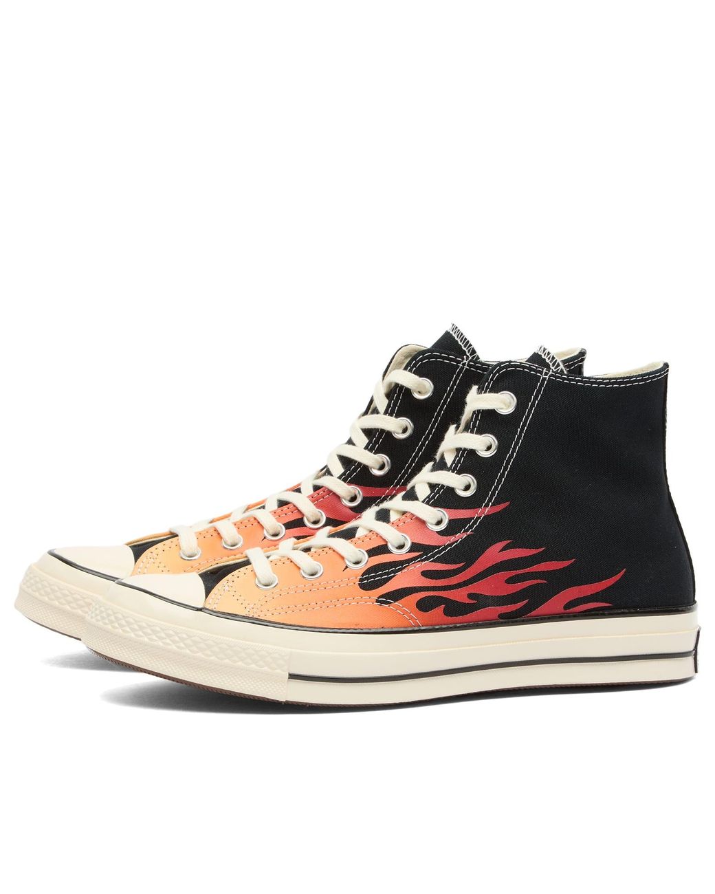 Converse Chuck Taylor 1970S Hi Flames Sneaker in Black | Lyst