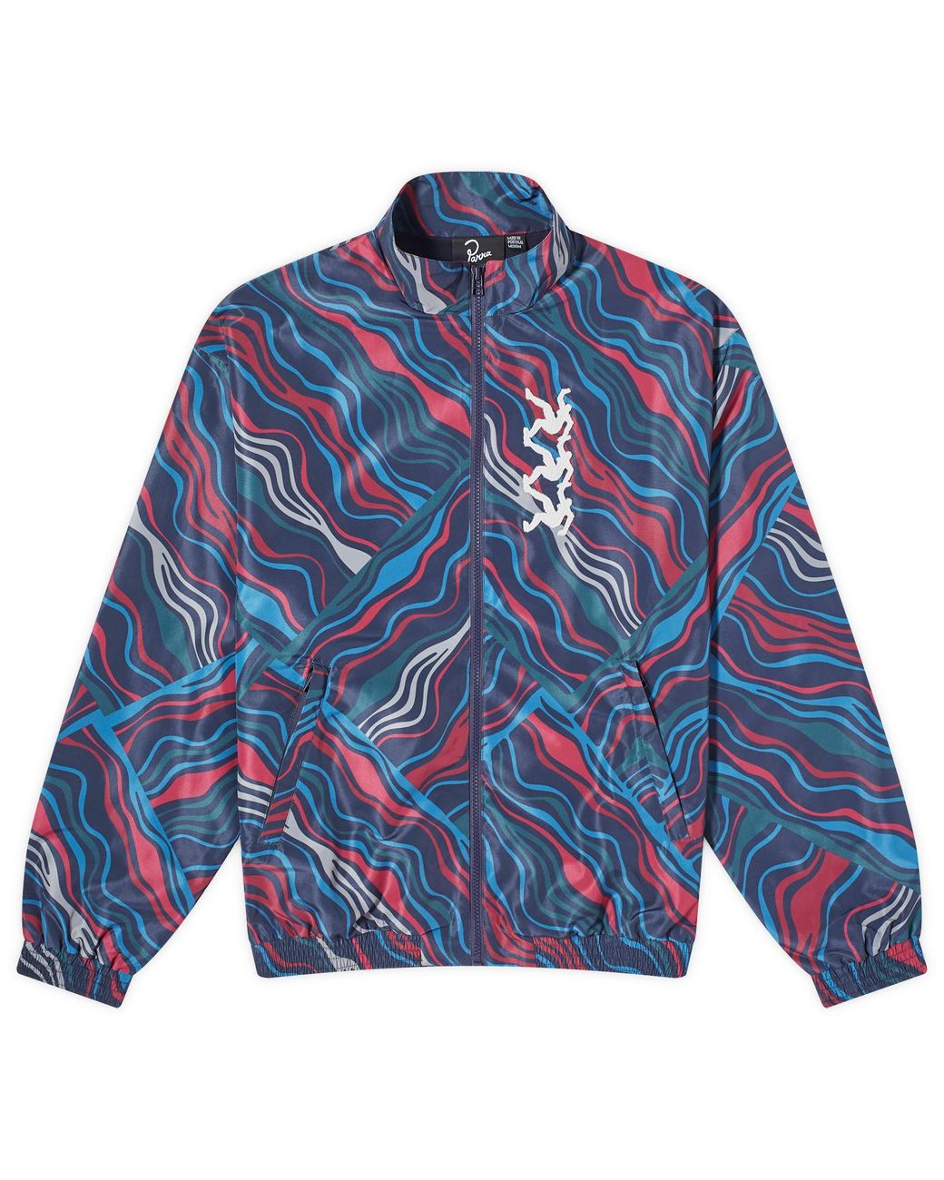 by Parra Track Flow Track Jacket in Blue for Men | Lyst