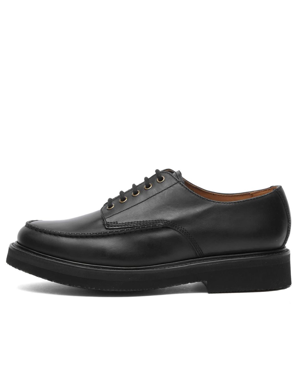 Grenson Carlo Derby Shoe in Black for Men | Lyst UK