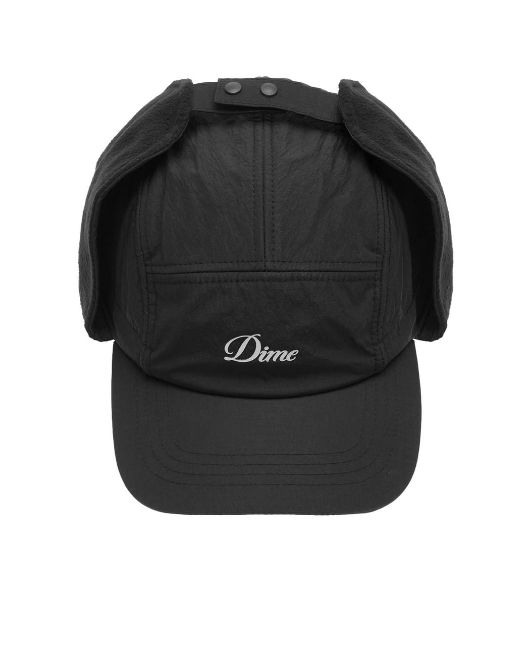 Dime Cursive Earflap Cap in Black for Men | Lyst
