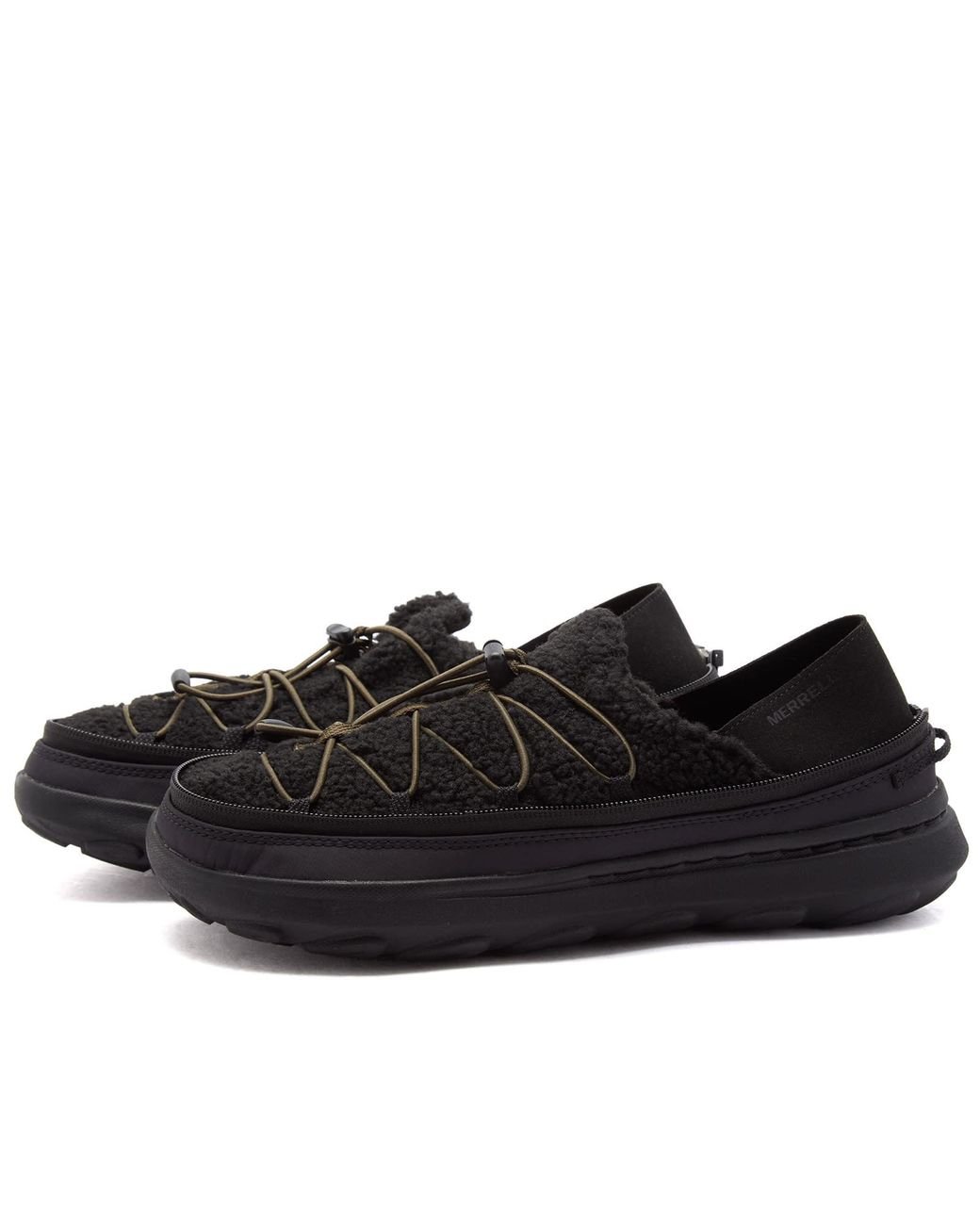 Merrell Hut Moc 2 Packable Fleece 1trl Sneakers in Black for Men | Lyst