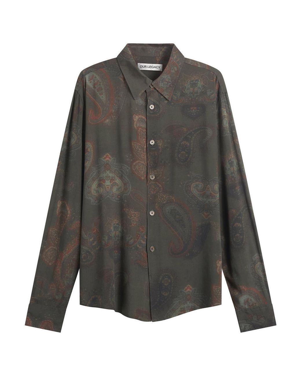Our Legacy Print Beyond Shirt in Gray for Men | Lyst
