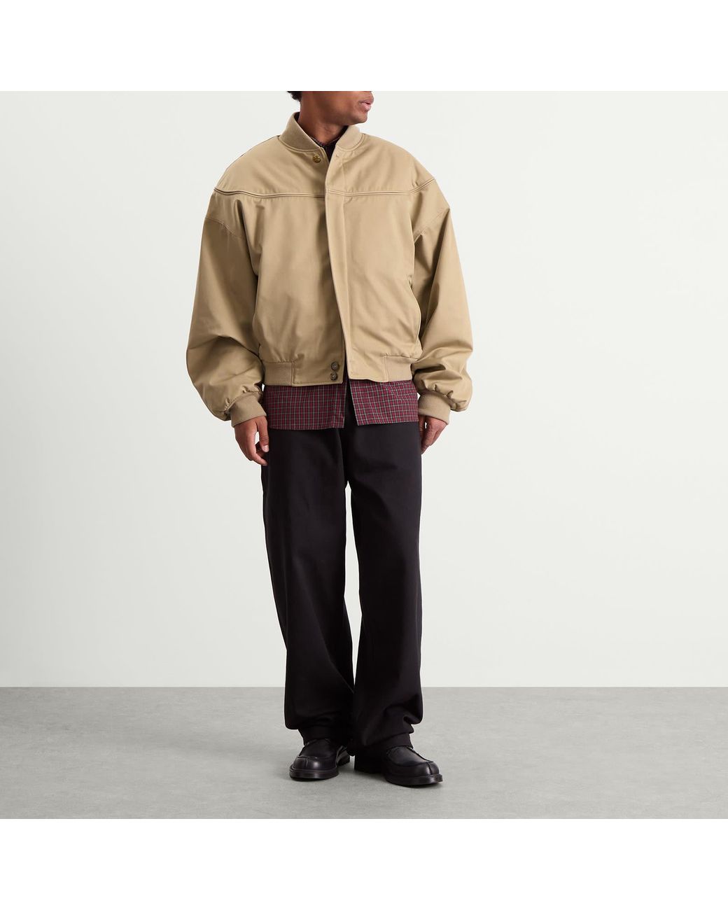 Willy Chavarria Gas Station Bomber Jacket in Natural for Men | Lyst