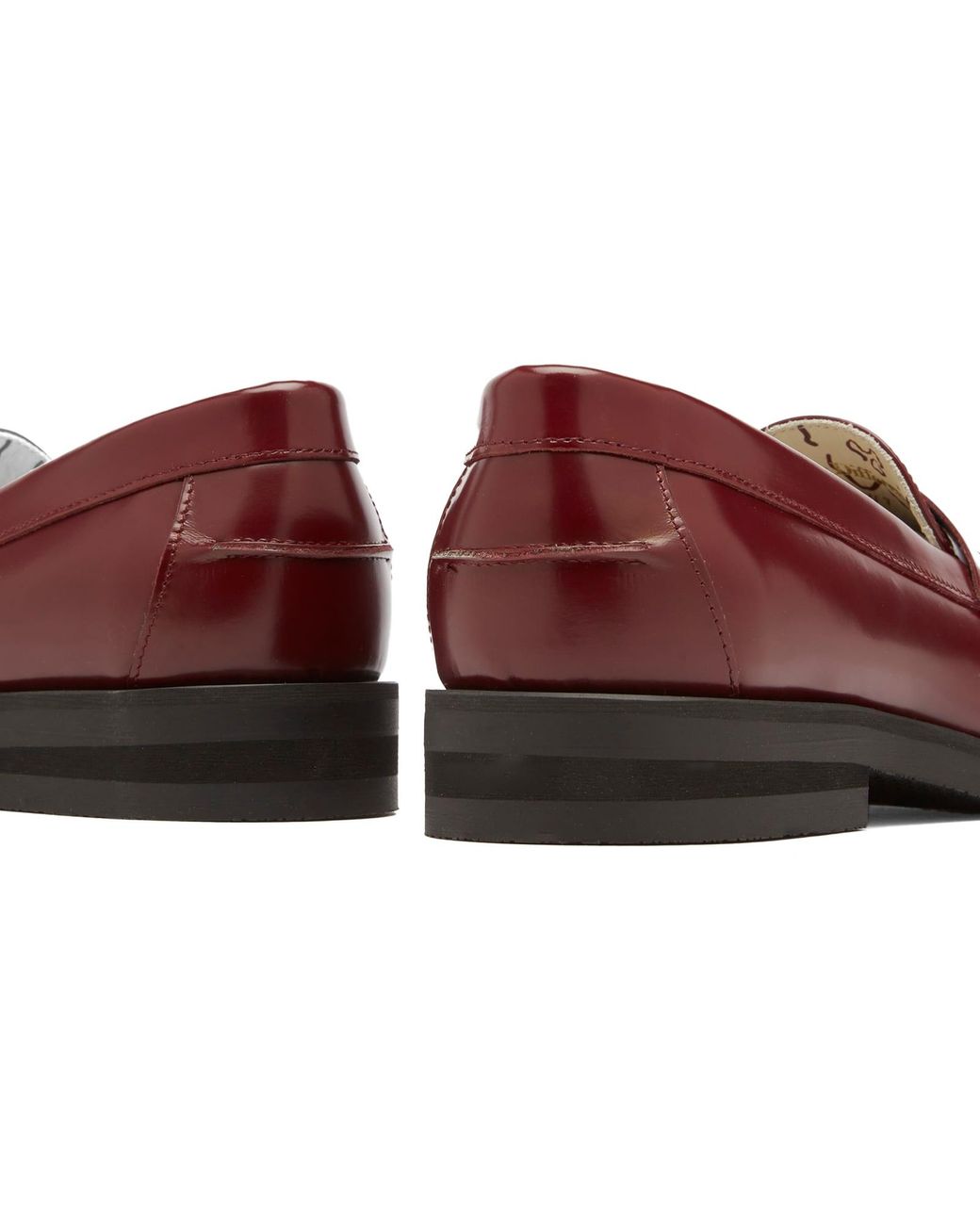 Duke & Dexter Wilde Burgundy Penny Loafer in Brown | Lyst