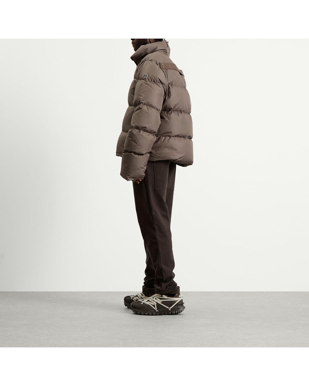 Rick Owens X Moncler Cycloptic Jacket in Brown | Lyst UK