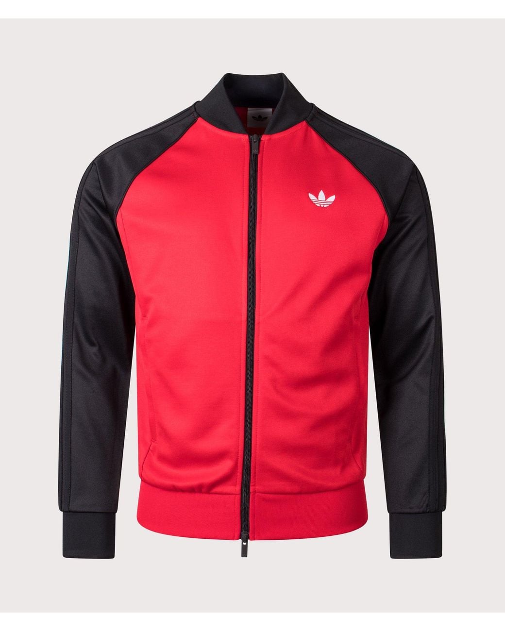 adidas Originals Sst Track Top in Red for Men | Lyst UK