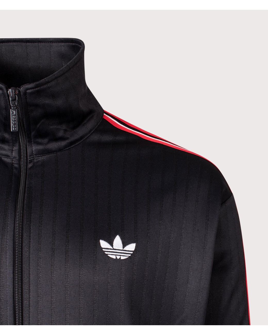adidas Originals Loose Fit Firebird Pinstripe Track Top in Blue for Men ...