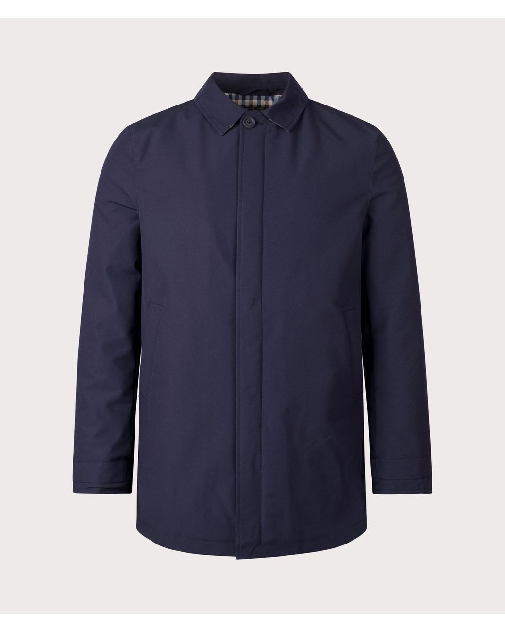 Aquascutum Shell Active Mid Trench Coat in Blue for Men | Lyst UK