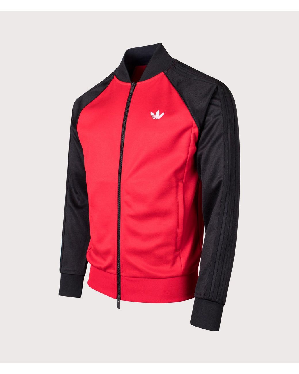 adidas Originals Sst Track Top in Red for Men | Lyst UK