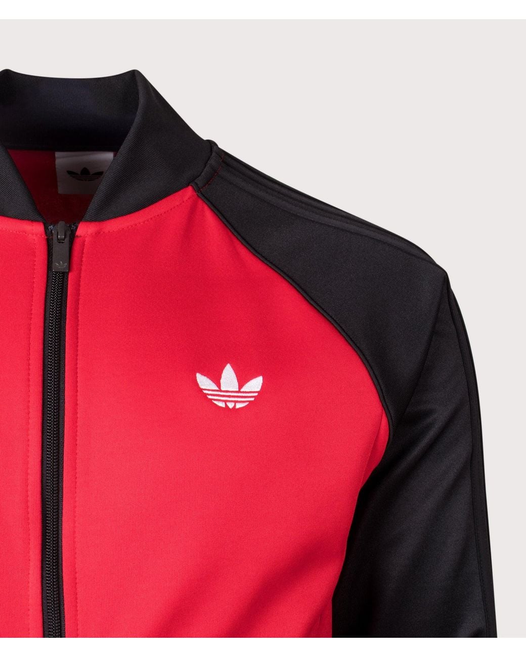 adidas Originals Sst Track Top in Red for Men | Lyst UK