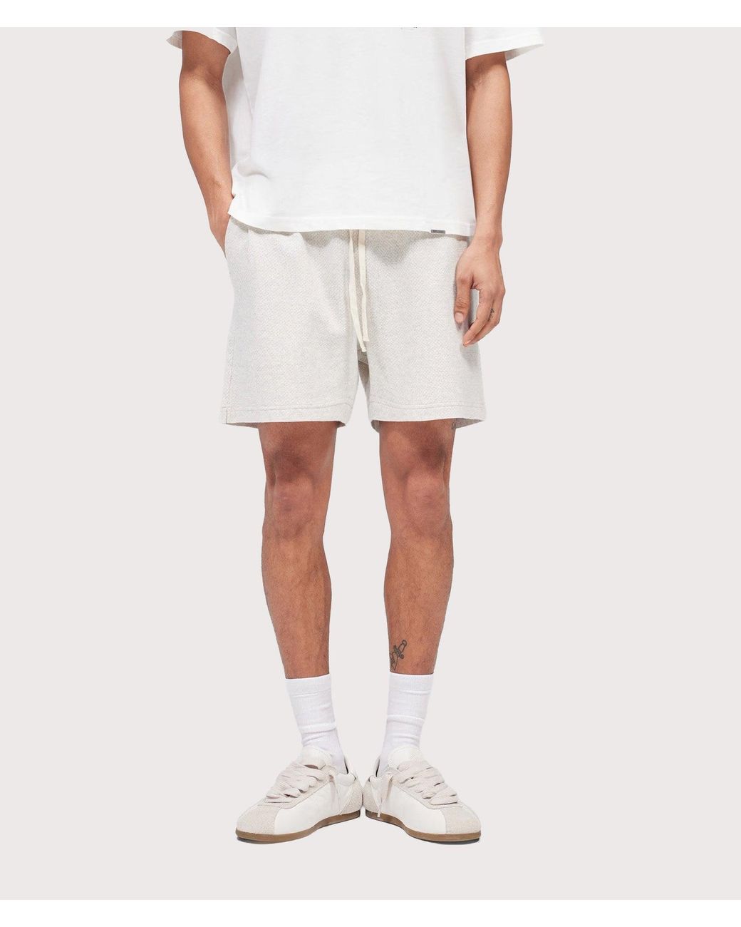 Represent Relaxed Fit Micro Owners Club Shorts in Natural for Men | Lyst UK
