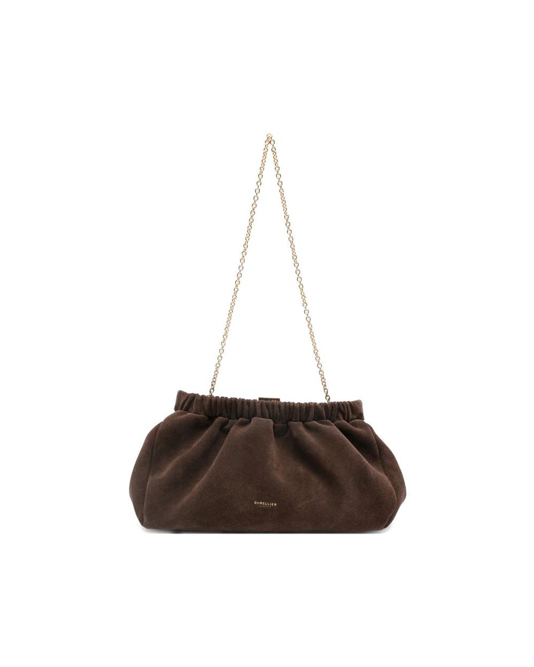 DeMellier Miami Chain Tote Bag in Brown | Lyst