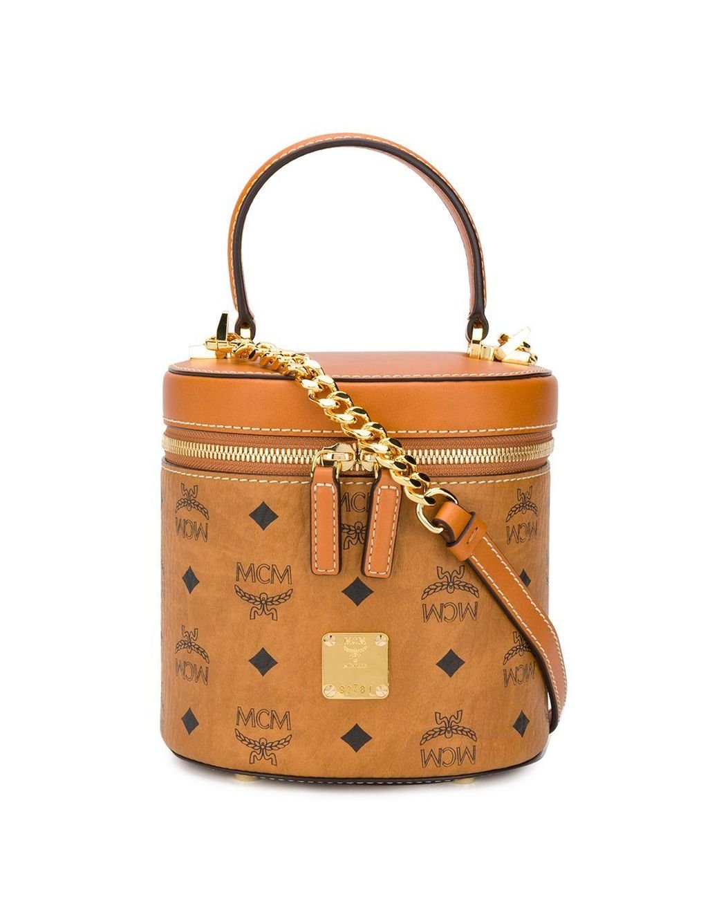 MCM Visetos Bucket Bag | Lyst