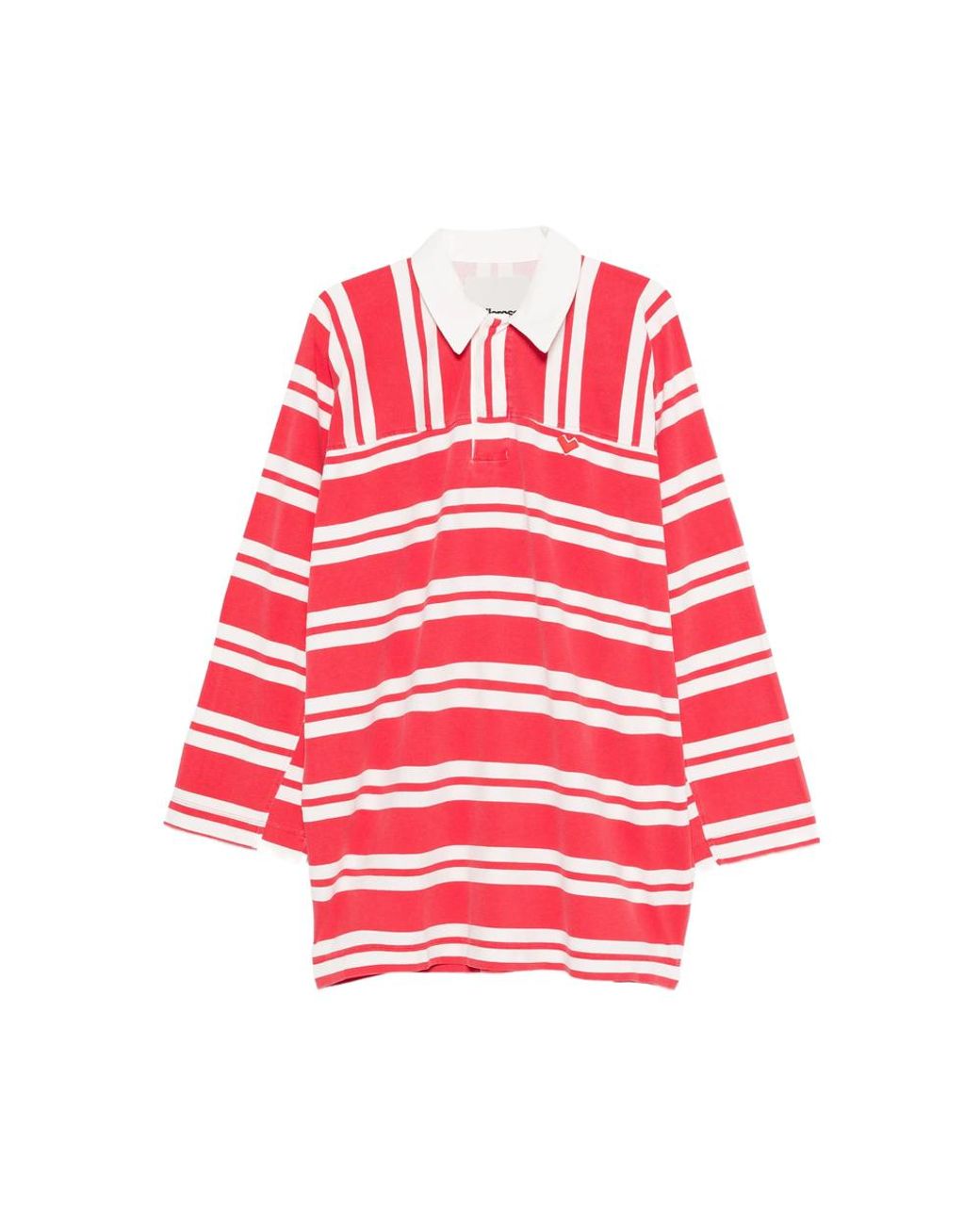Bellerose Striped Dress in Red | Lyst UK