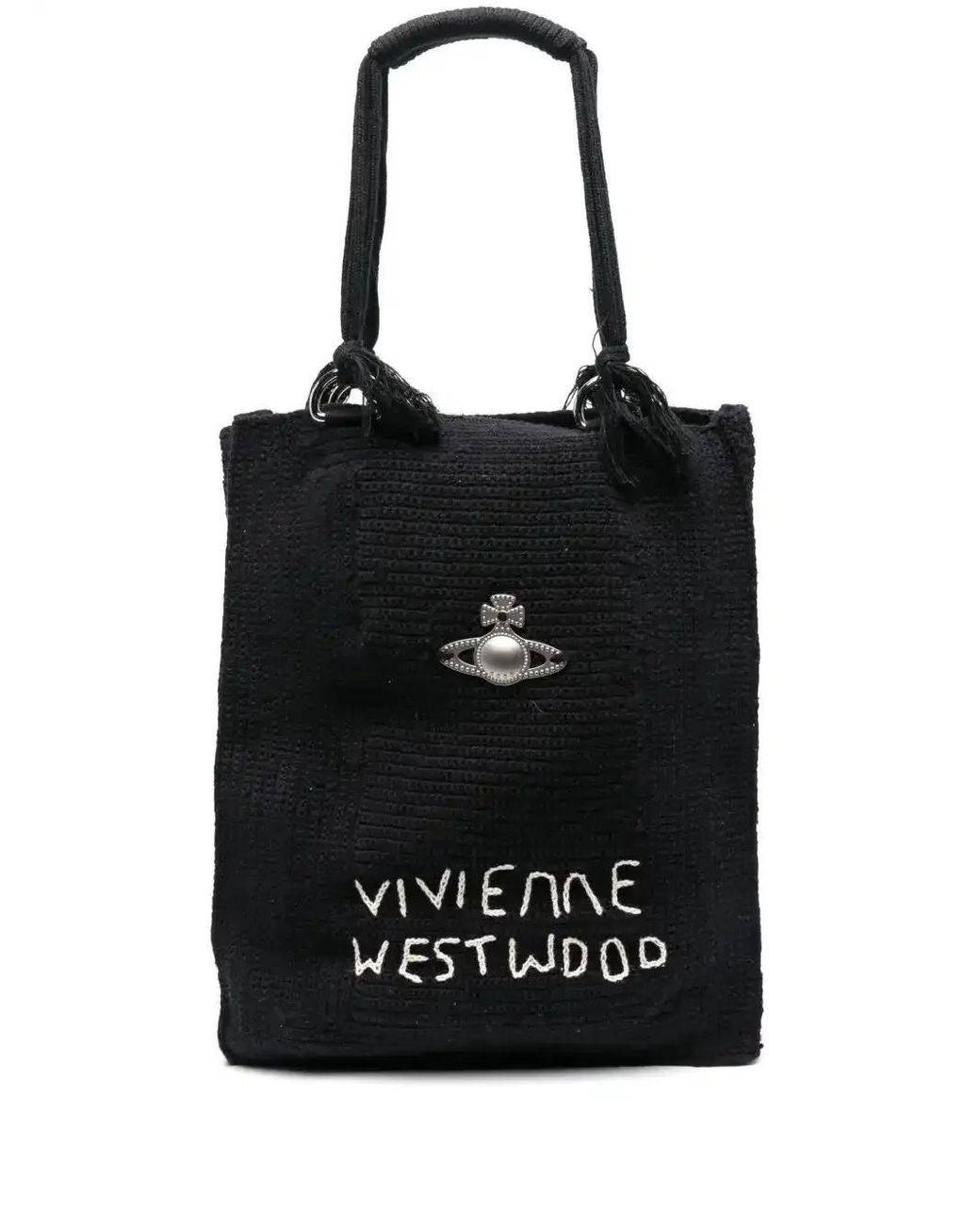 Vivienne Westwood Mabel Tote Bag in Black | Lyst