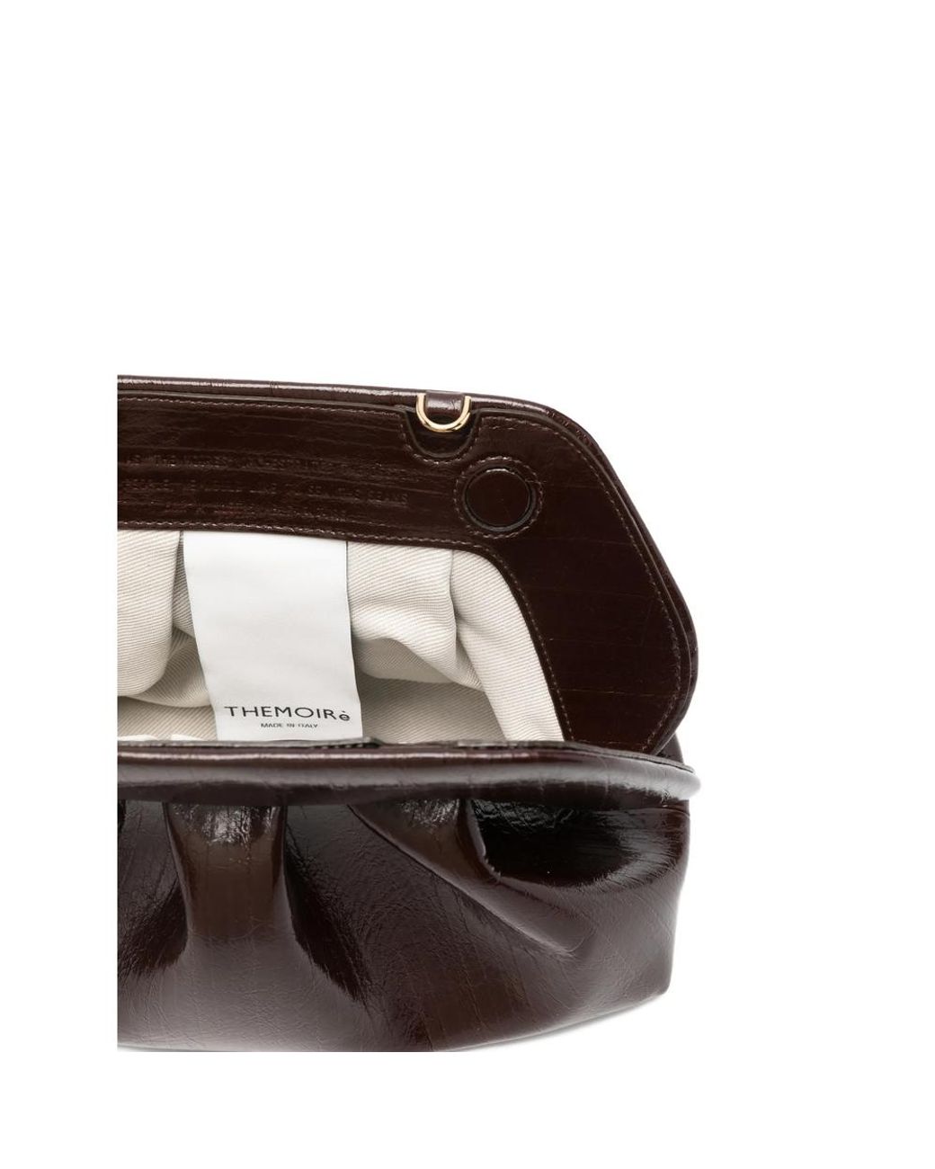 The Moire Medium Bios Rigato Clutch Bag in Black | Lyst