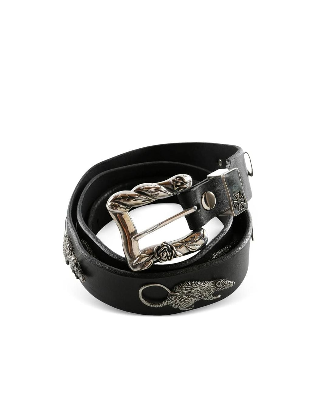 Enfants Riches Deprimes Rat Chase Buckle Belt in Black for Men | Lyst UK