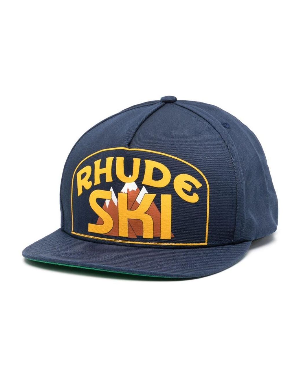Rhude Logo-Print Cap in Blue for Men | Lyst UK