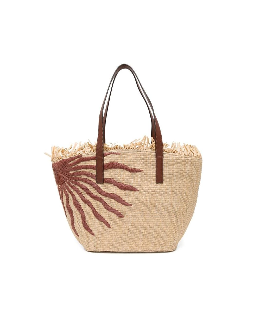 FARM Rio Sun-Embroidered Tote Bag in Natural | Lyst