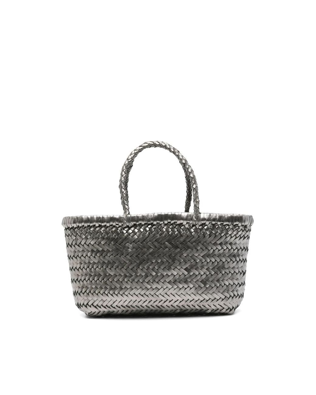 Dragon Diffusion Mini Flat Gora Tote Bag in Grey | Lyst UK