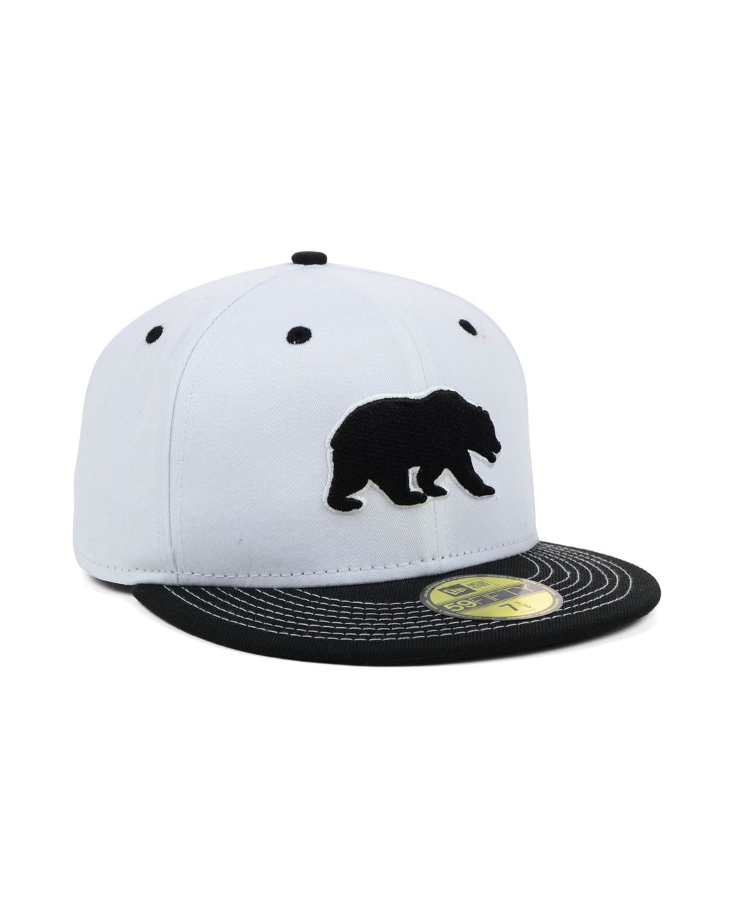 KTZ California Golden Bears Ncaa White Black 59fifty Cap for Men | Lyst