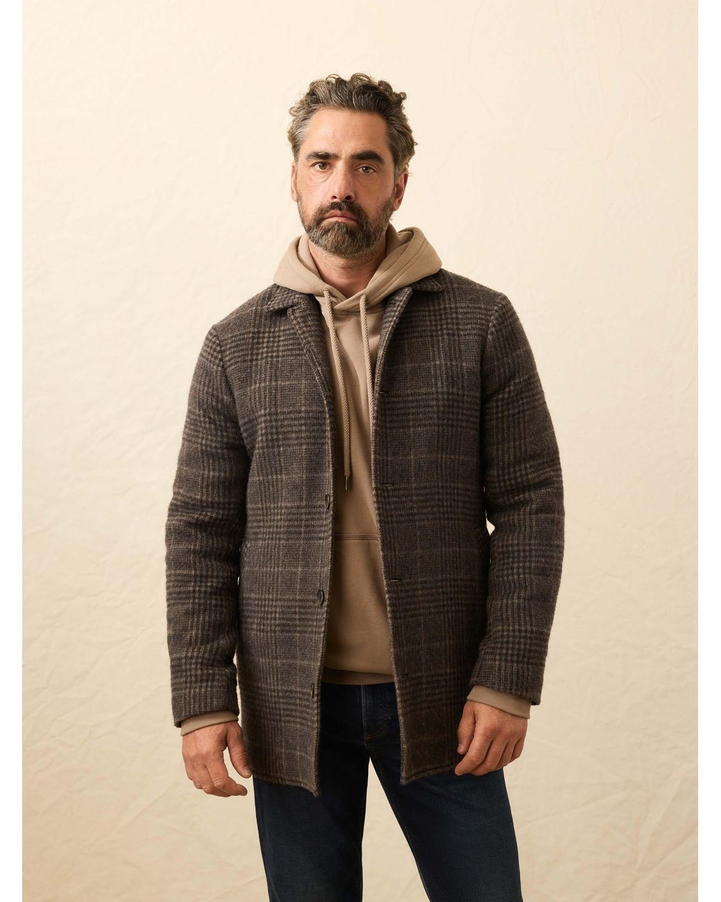 Faherty Lighthouse Jacket in Natural for Men | Lyst UK