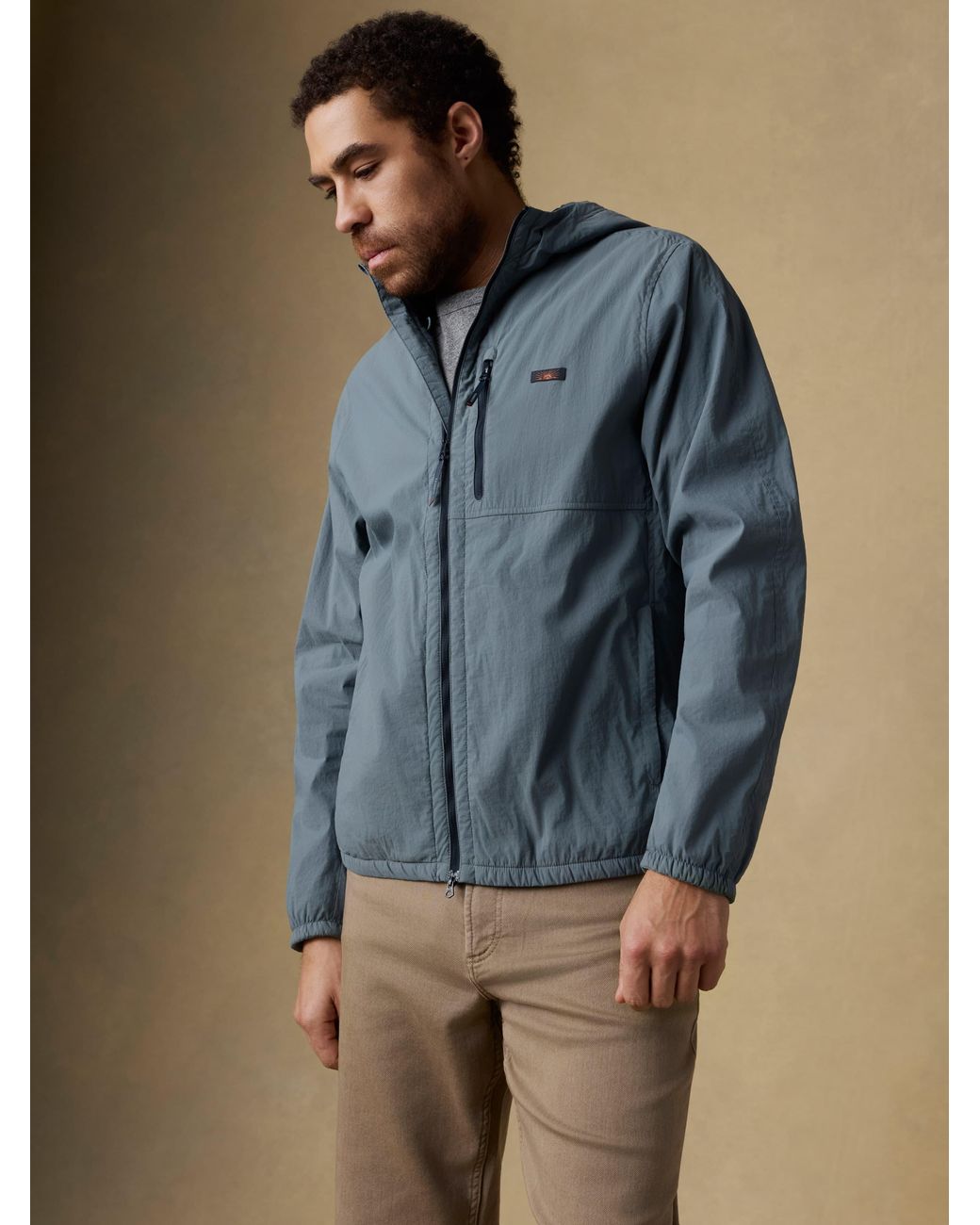 Faherty Shorelite Zephyr Jacket in Gray for Men | Lyst