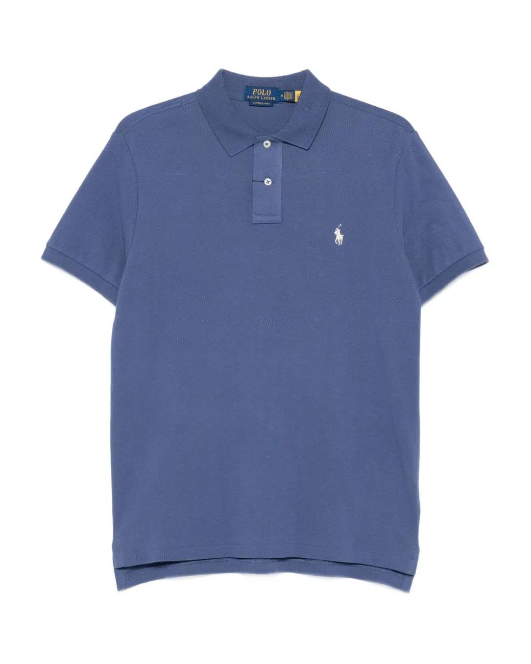 Polo Ralph Lauren The Iconic Mesh Cotton Polo Shirt in Blue for Men | Lyst