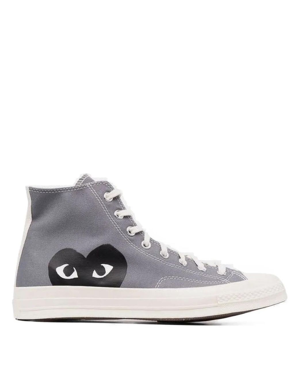 COMME DES GARÇONS PLAY High-top Sneakers in White | Lyst UK