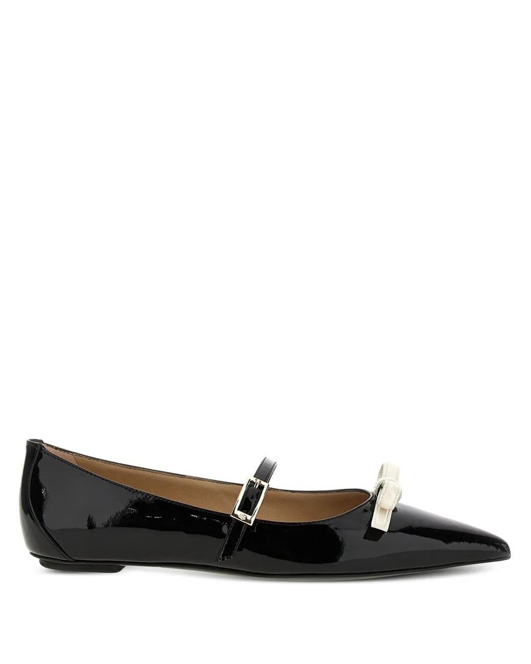 Stuart Weitzman Felicity Ballerina Shoes in Black | Lyst