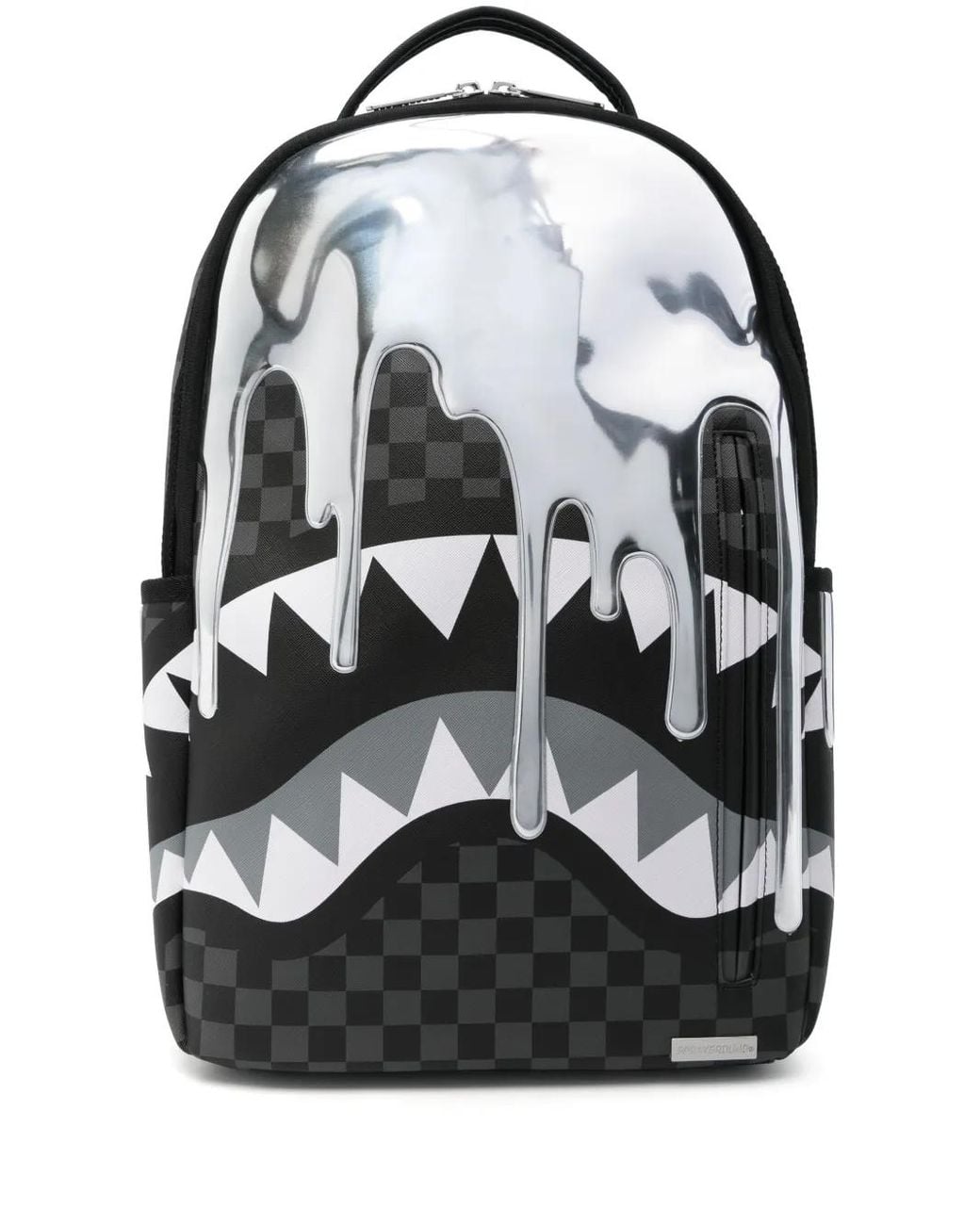 Sprayground Metallic Drips Backpack in Black for Men | Lyst