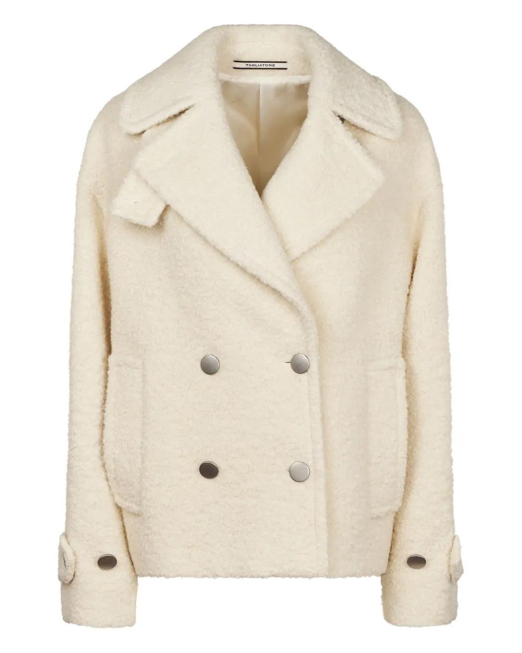 Tagliatore Button-Fastening Jacket in Natural | Lyst UK