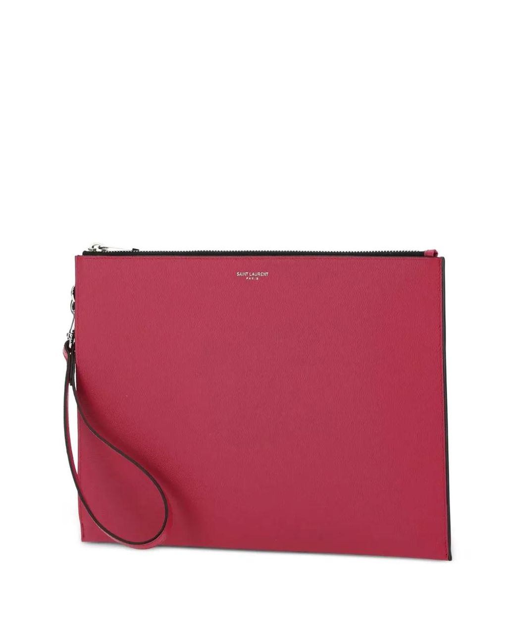 Saint Laurent Paris Tablet Holder in Red for Men | Lyst