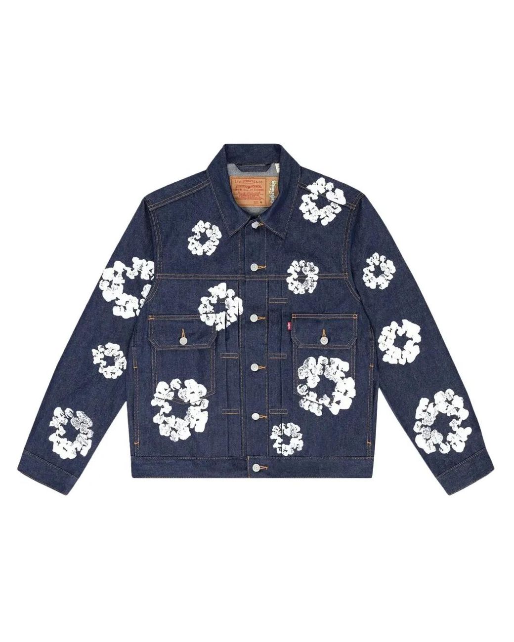DENIM TEARS X Levi's Wreath Type-3 Jacket in Blue for Men | Lyst