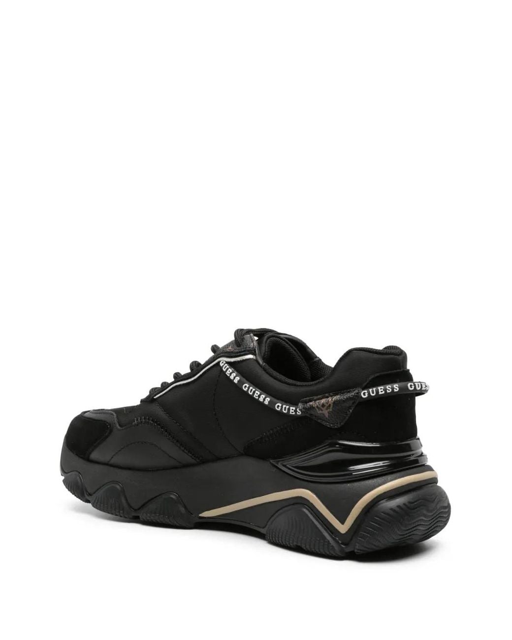 Guess Micola Active Low-Top Sneakers in Black | Lyst
