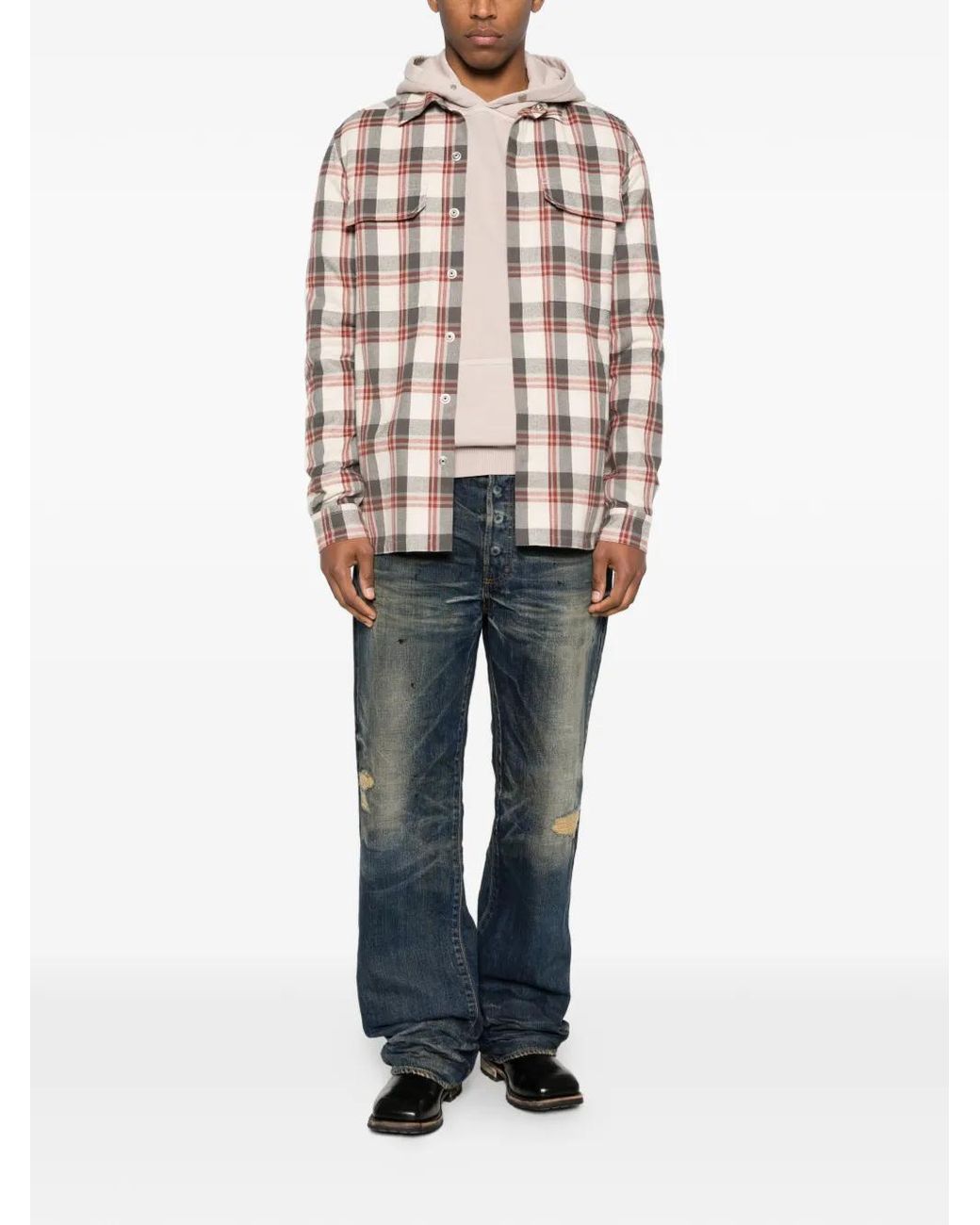 Mastercraft Union Showa Distressed Jeans in Blue | Lyst