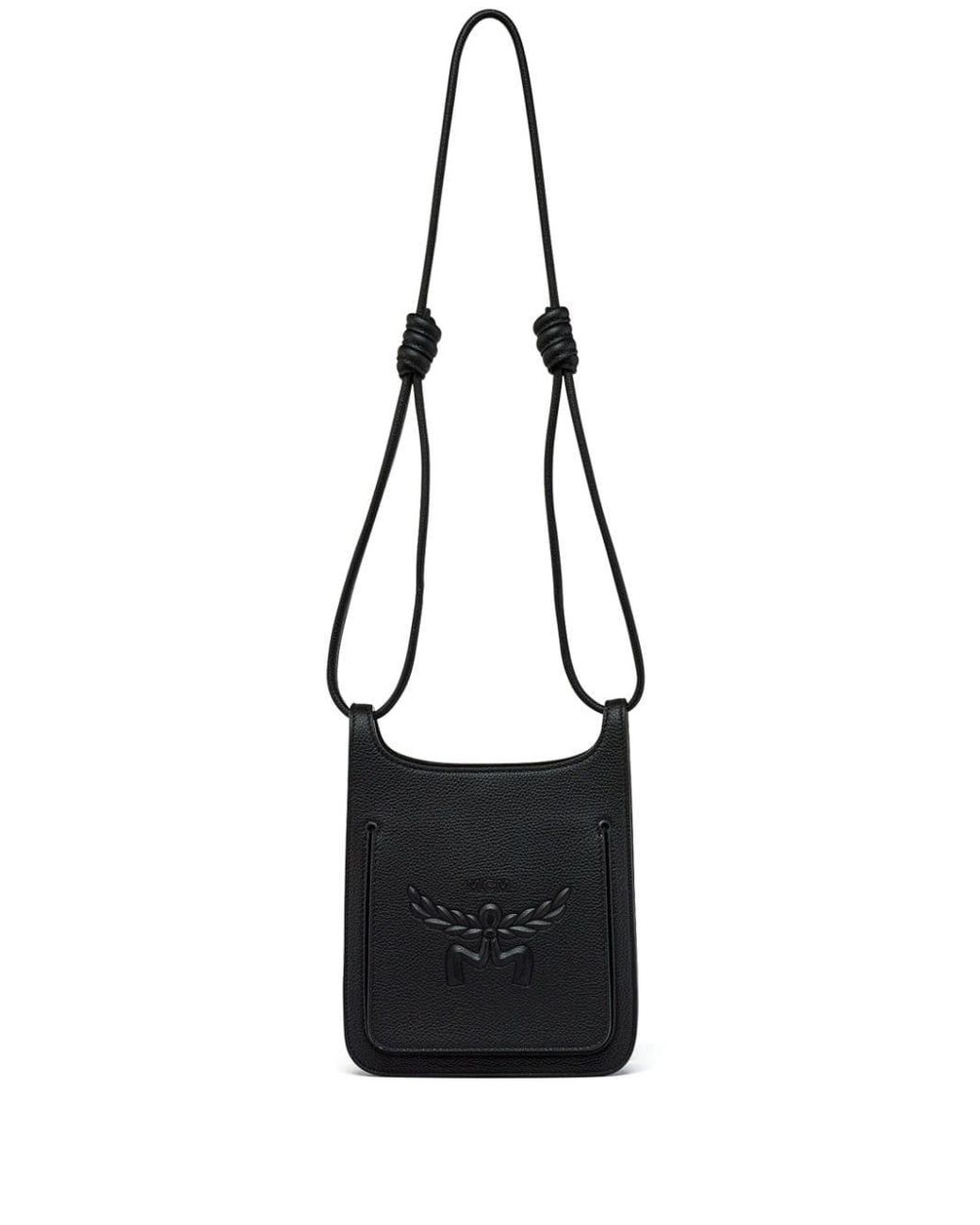 MCM Himmel Cross Body Bag in Black | Lyst