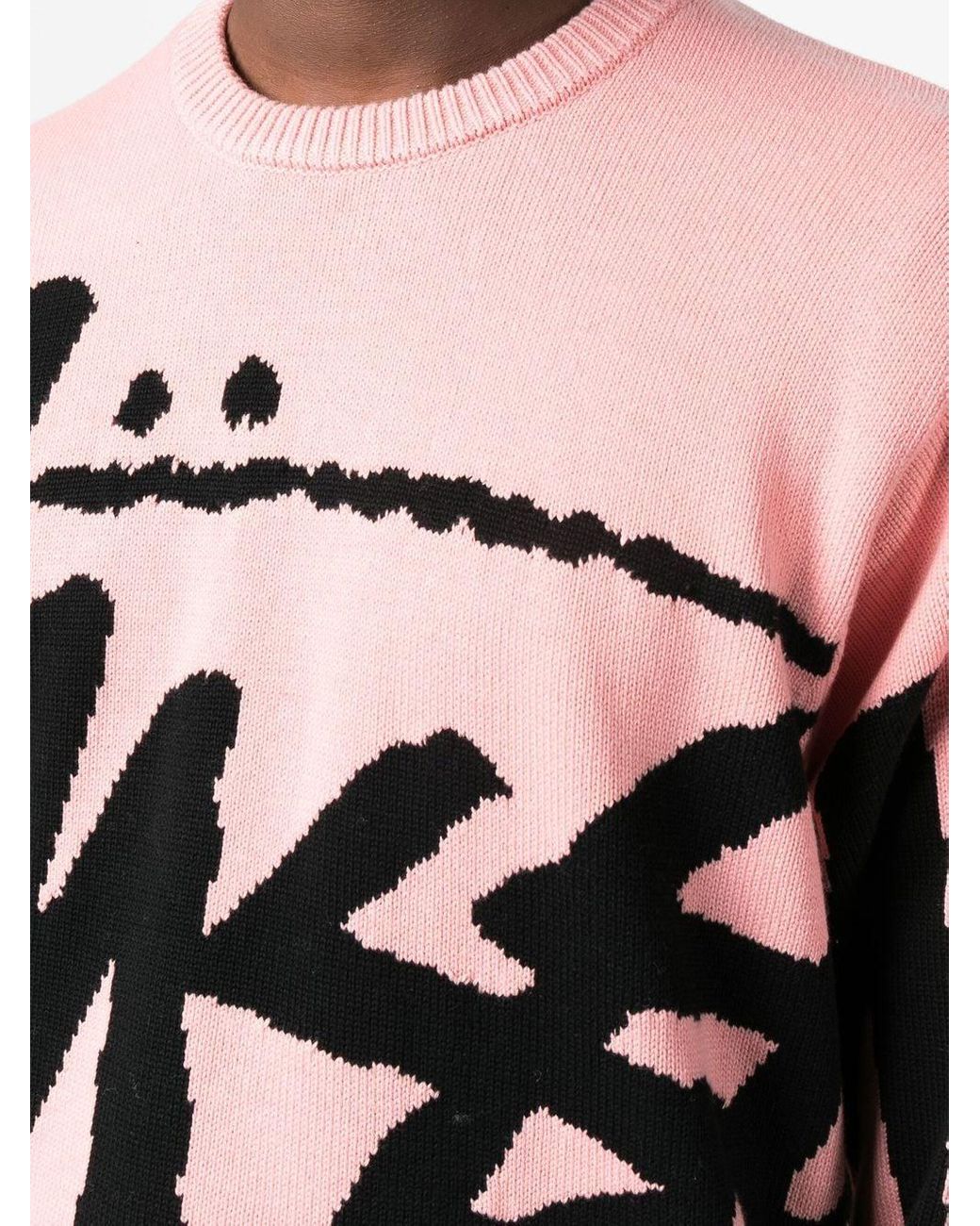Stussy Stock Logo Knit Sweater なえなの着用 トップス Stussy Stock Logo Knit Sweater なえなの着用 トップス