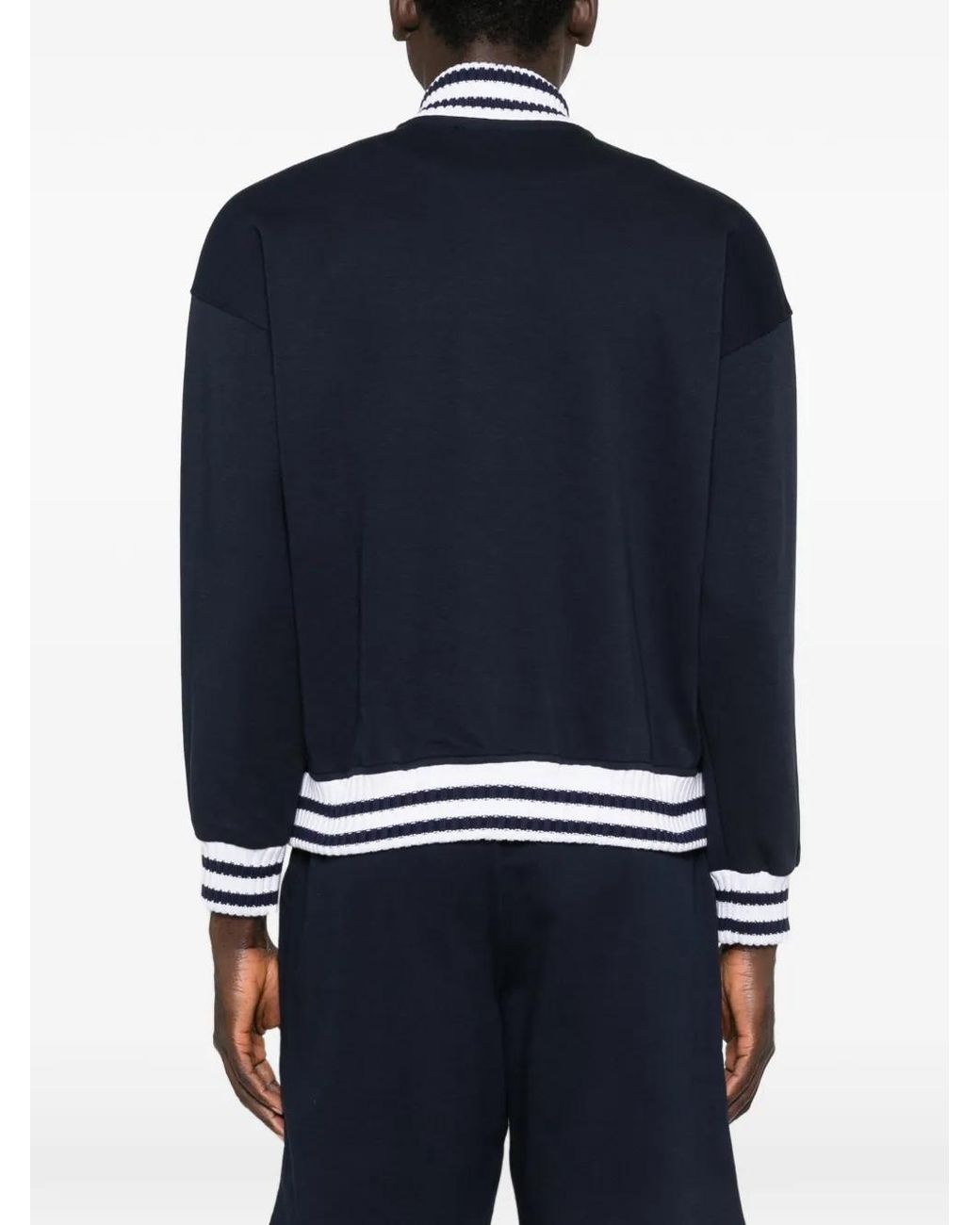 Joshua Sanders X Smiley Logo-Detail Bomber Jacket in Blue for Men | Lyst UK