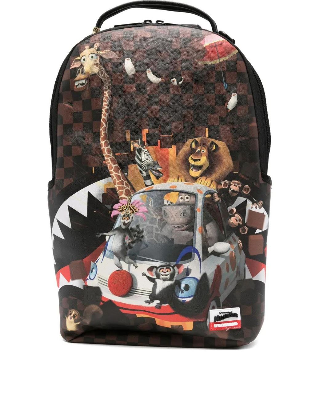Sprayground X Madagascar Shark-Tooth Backpack in Black for Men | Lyst