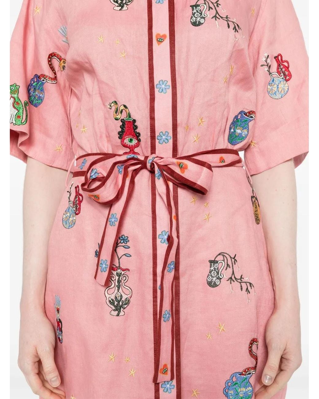 ALÉMAIS Timmy Mini Dress in Pink | Lyst