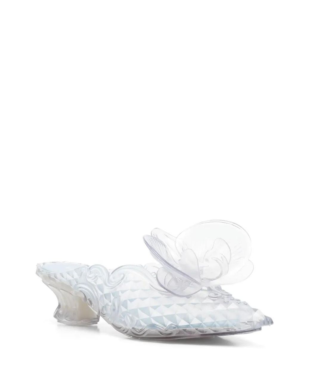 Y. Project X Melissa Floral-Detail Mules in White | Lyst