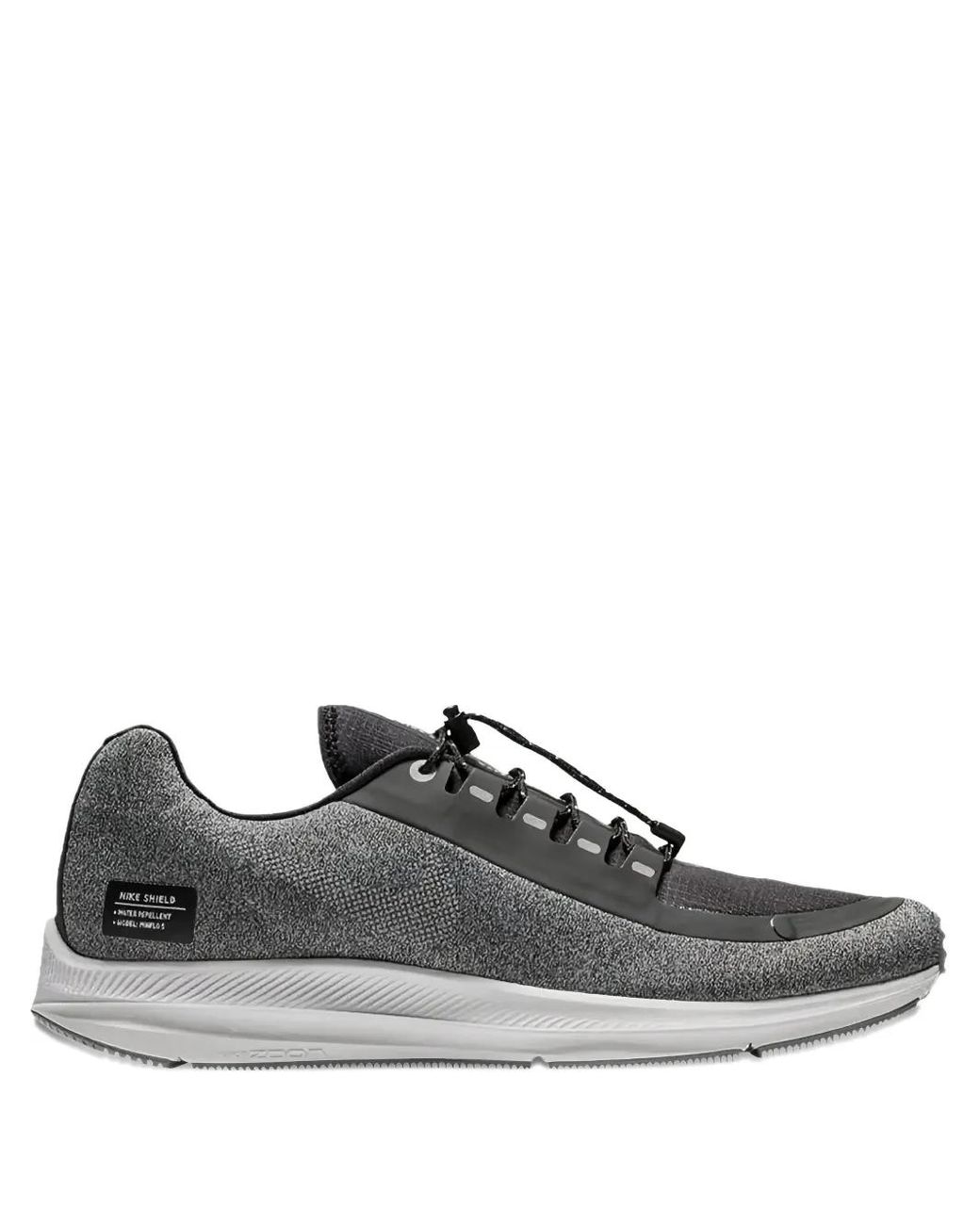 Nike Air Zoom Winflo 5 Run Shield Running Sneakers in Black for Men | Lyst