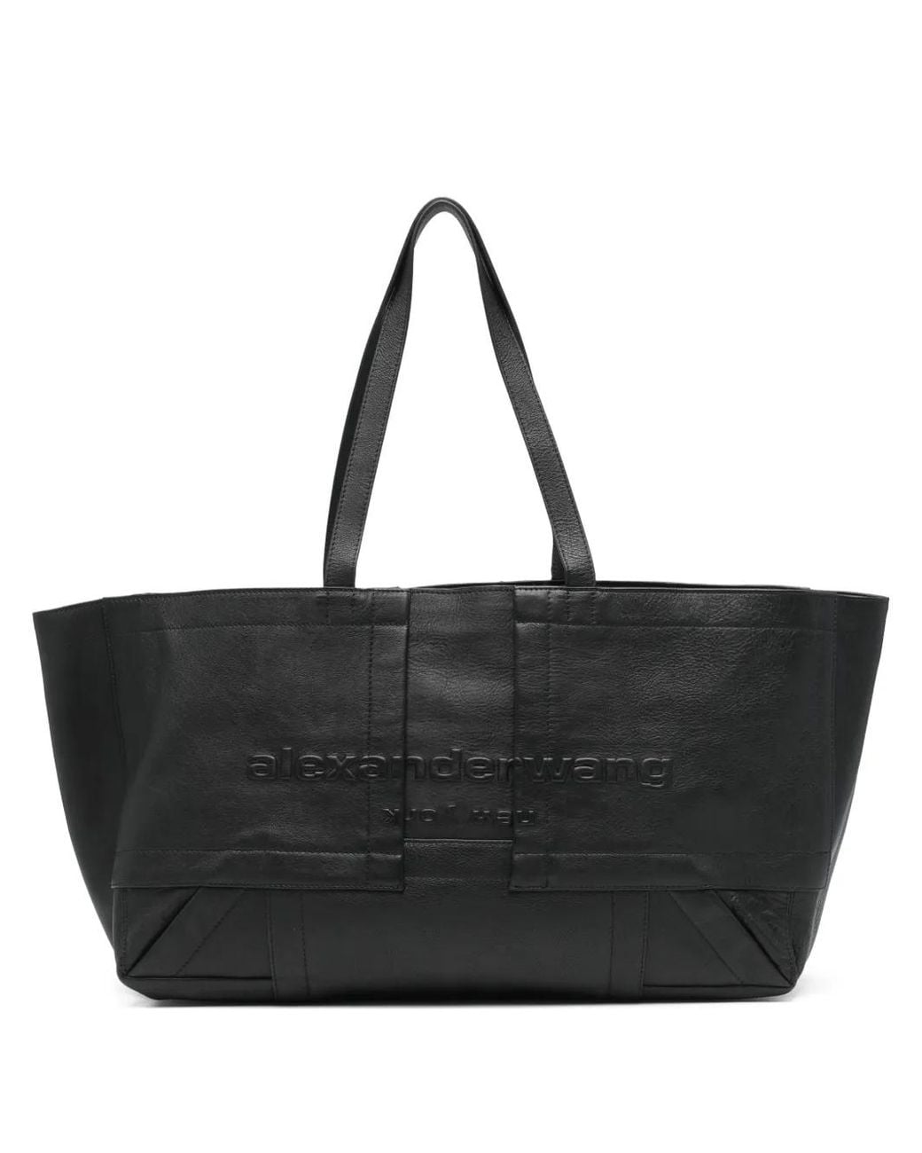Alexander Wang Large Leather Tote Bag in Black | Lyst