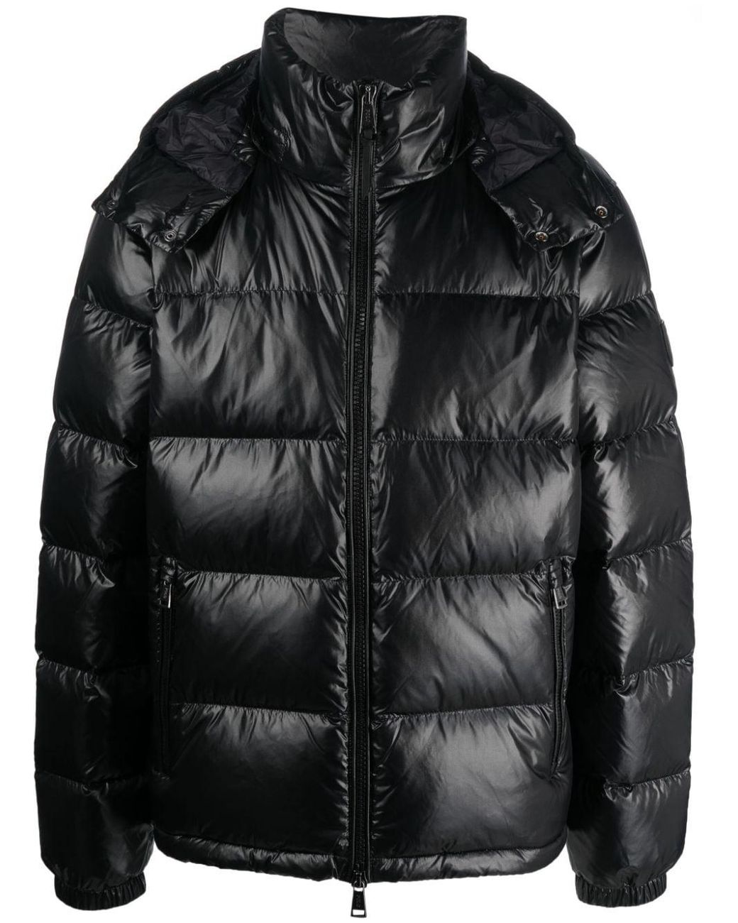 Polo Ralph Lauren Flint Glossy-Finish Puffer Jacket in Black for Men ...