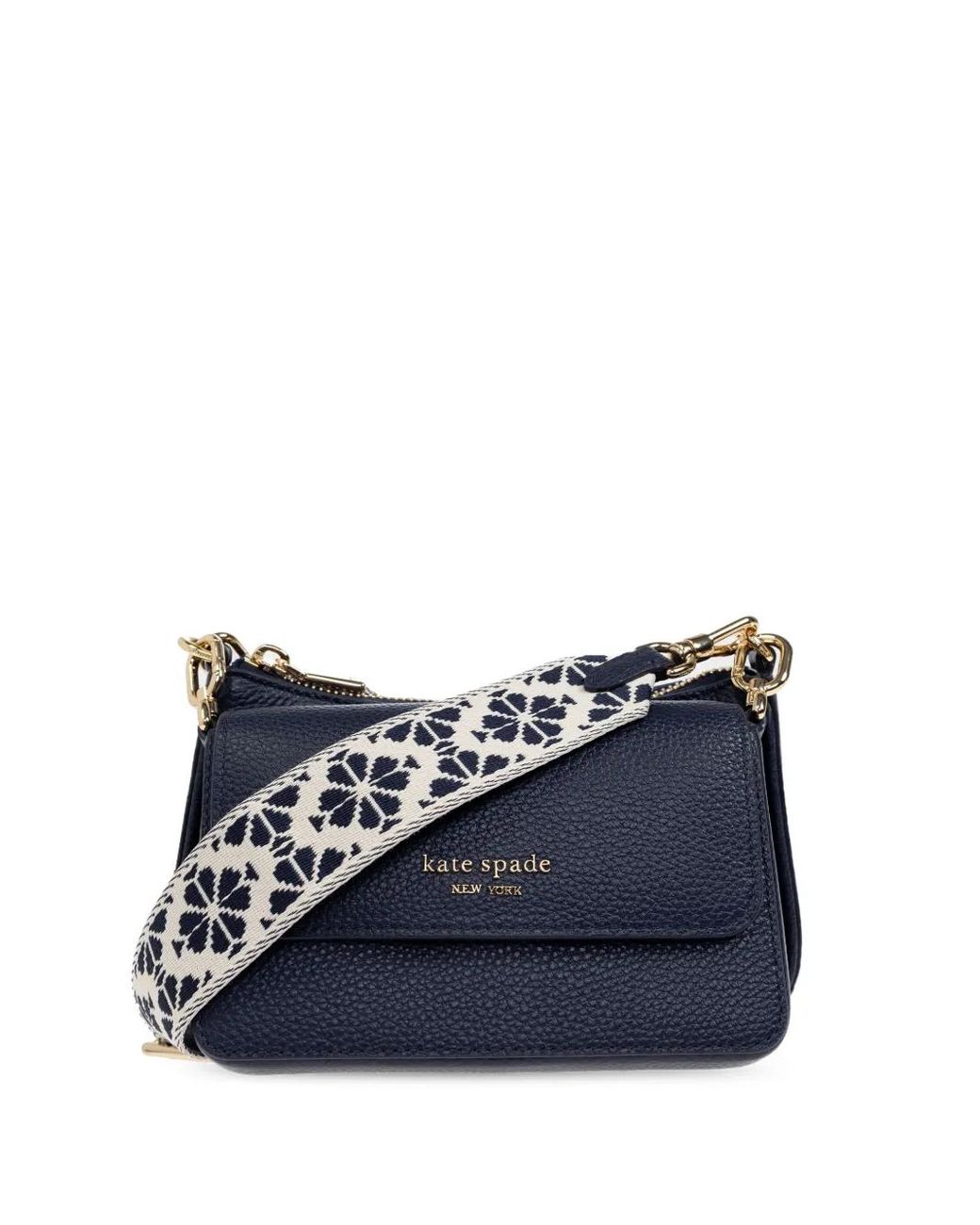 Kate Spade Double-Up Crossbody Bag in Blue | Lyst