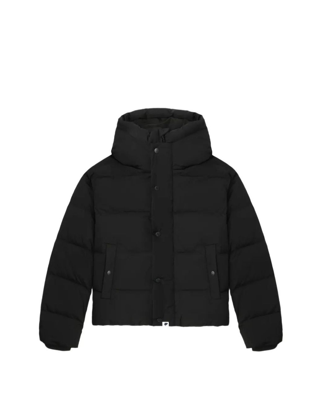 AAPE BY A BATHING AP Hooded Puffer Jacket in Black | Lyst UK