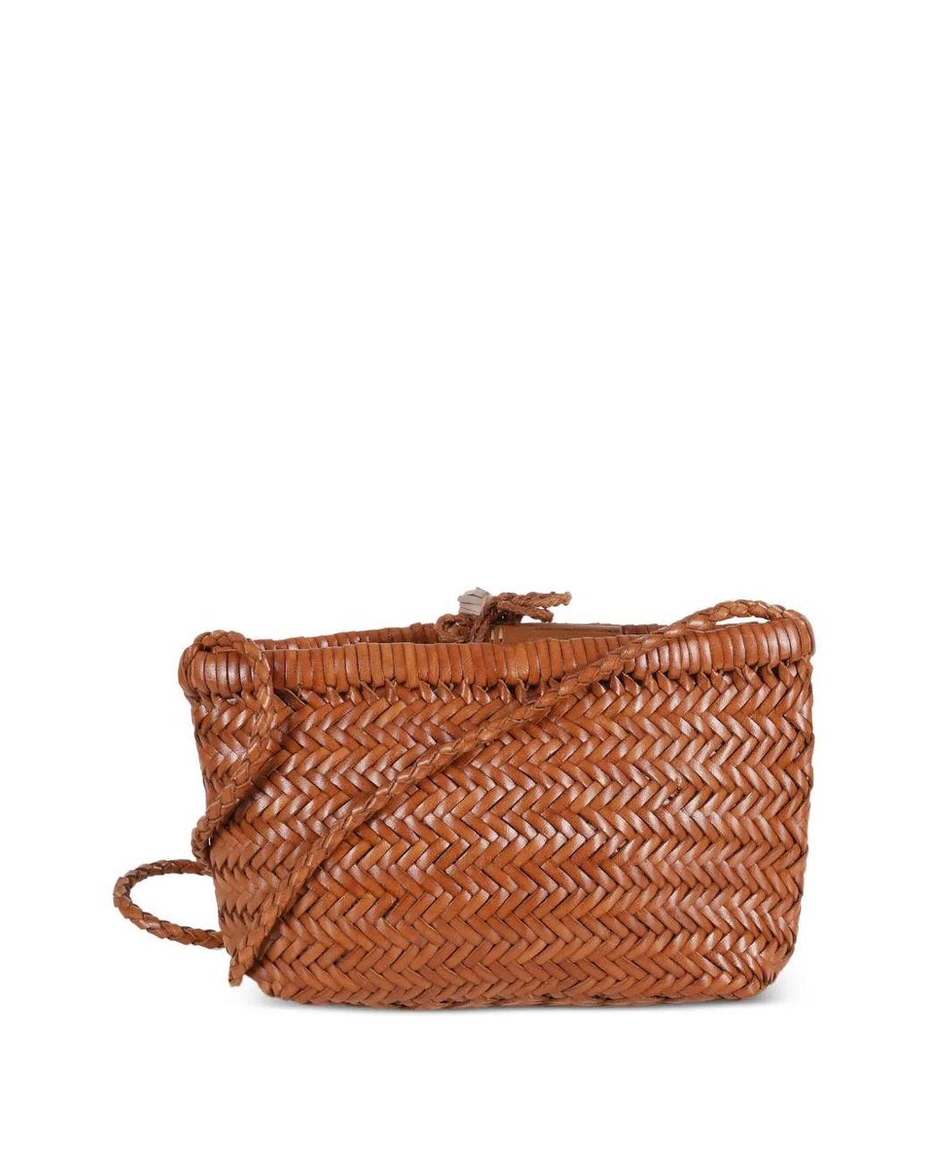 Dragon Diffusion Minsu Woven Cross Body Bag in Brown | Lyst