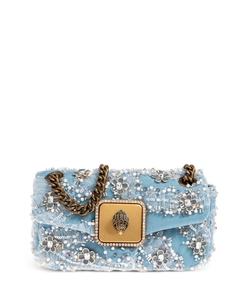 Kurt Geiger Mini Pimlico Shoulder Bag in Blue | Lyst